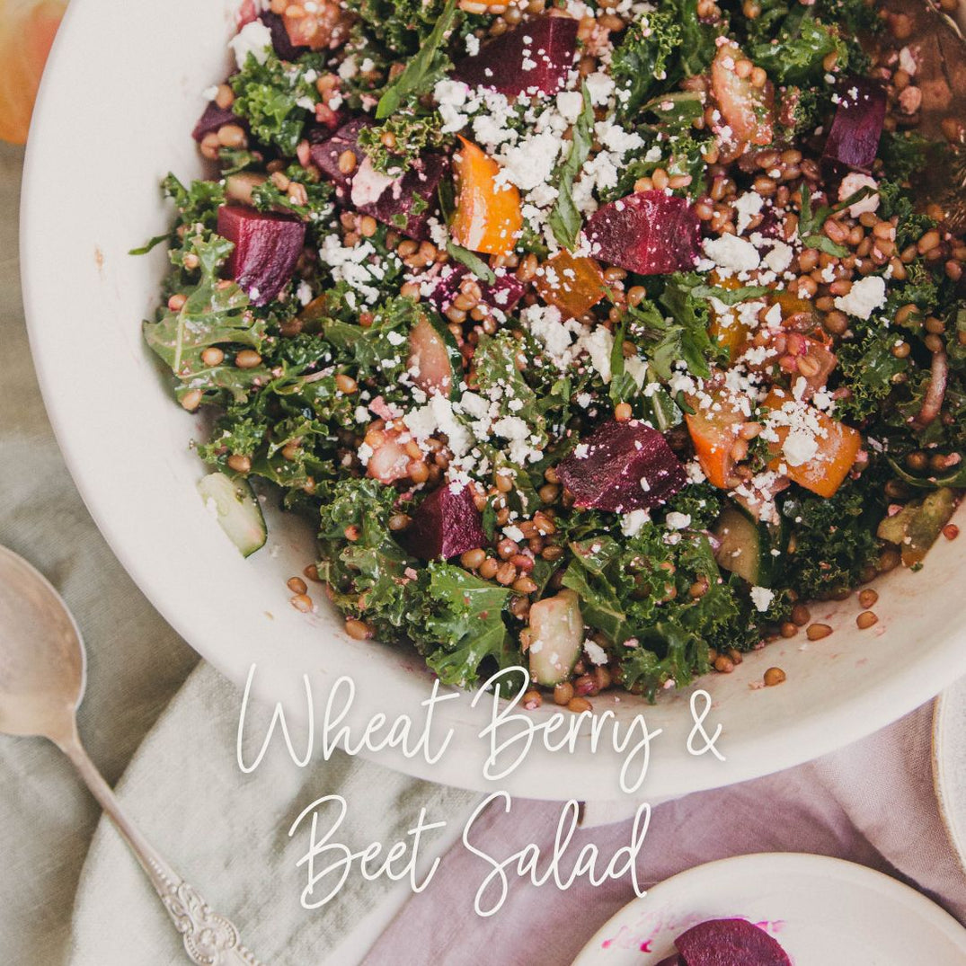 Wheat Berry & Beet Salad | Better Basics Milling Company