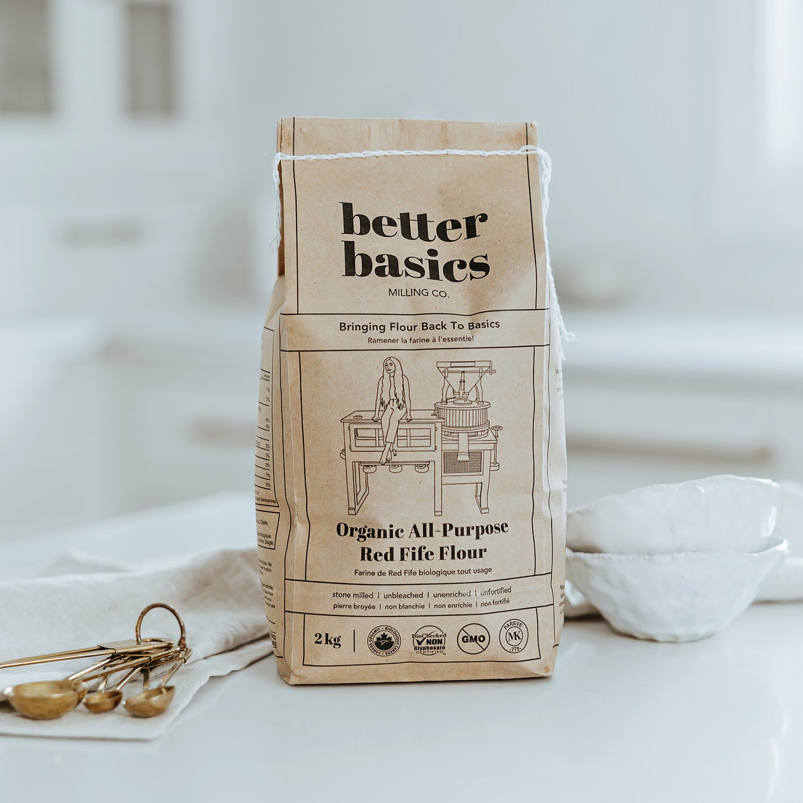 Organic All-Purpose Red Fife Flour | Better Basics Milling Company