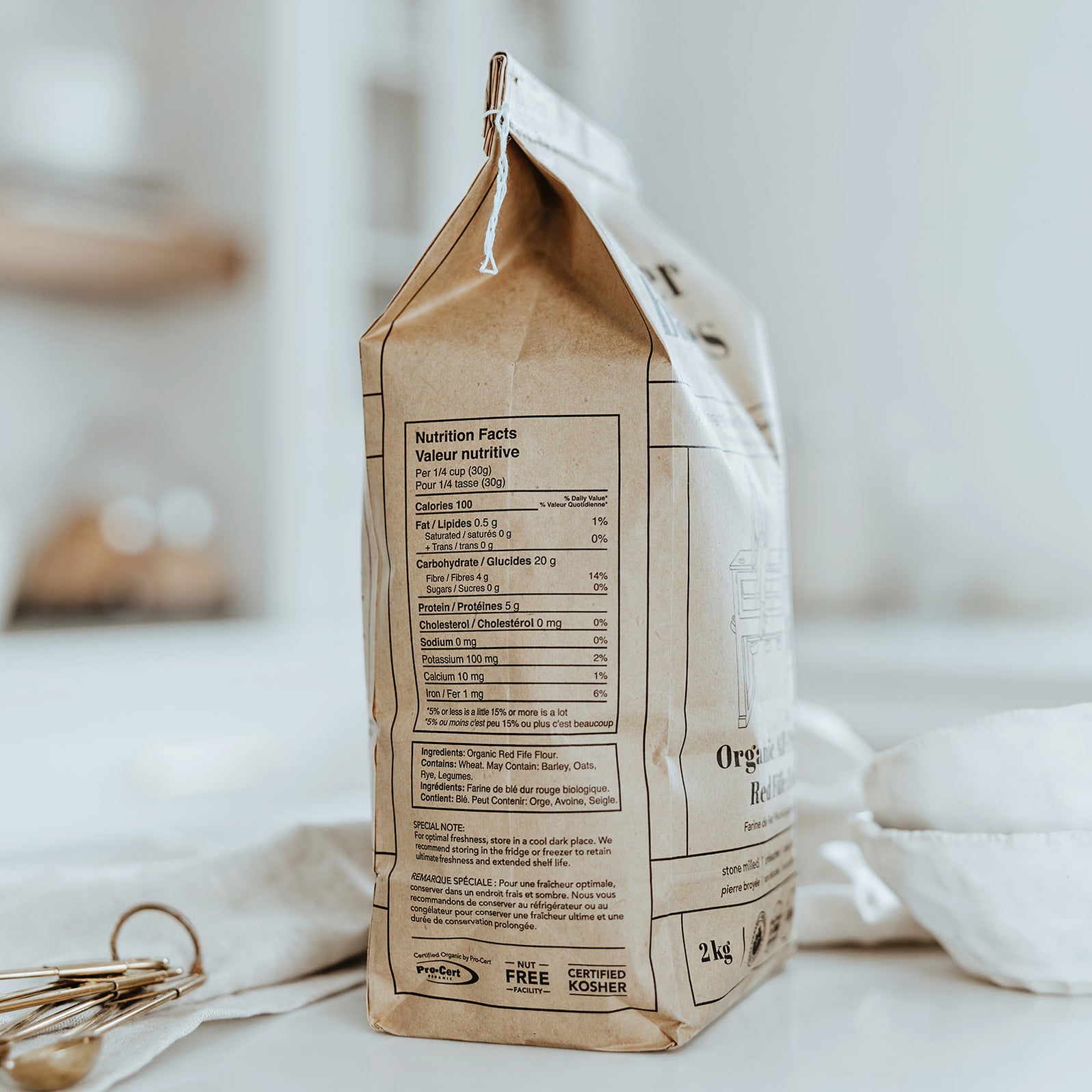 Organic All-Purpose Red Fife Flour | Better Basics Milling Company